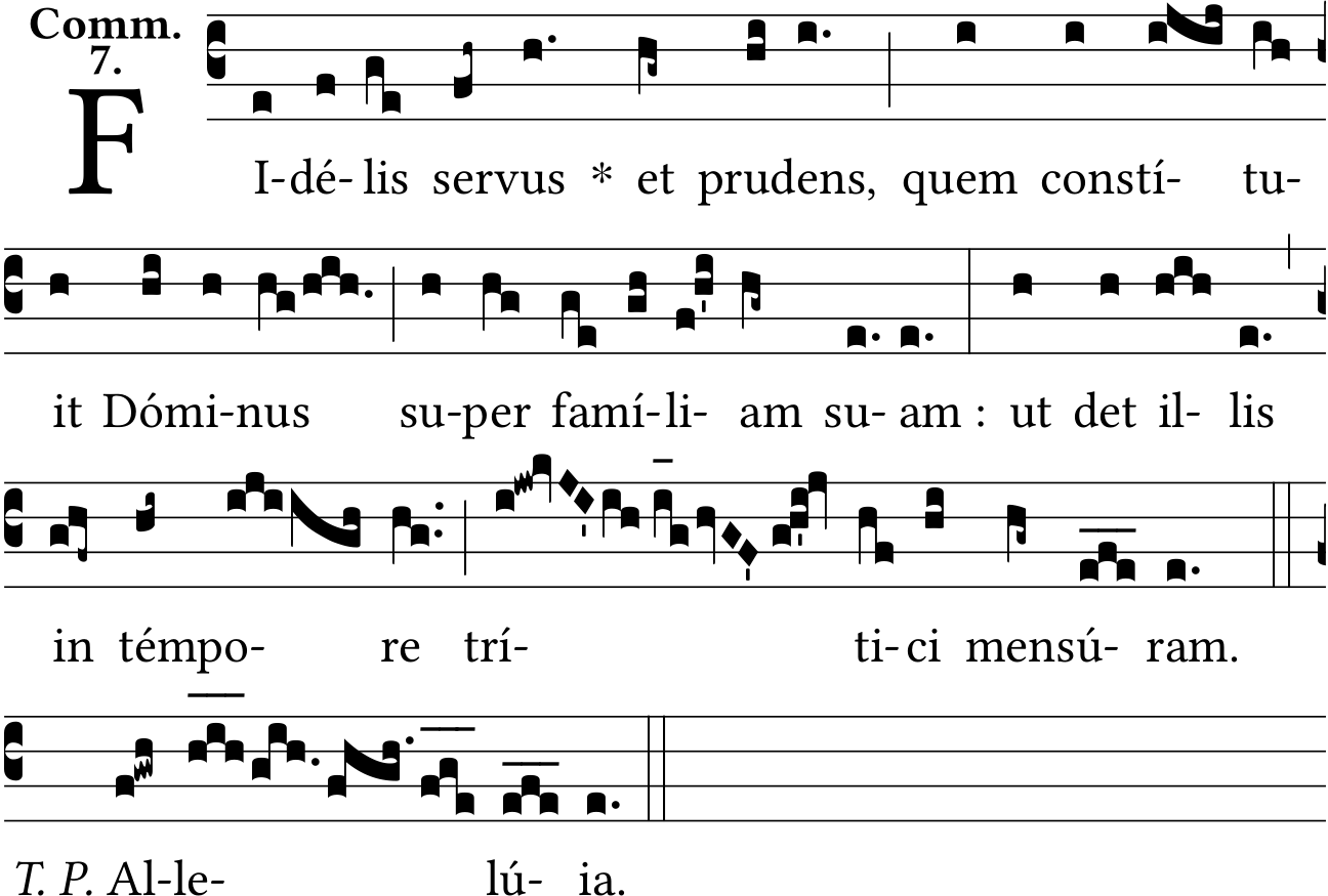 Fidelis servus (Luke 12:42) - Chant - The Bible as Music
